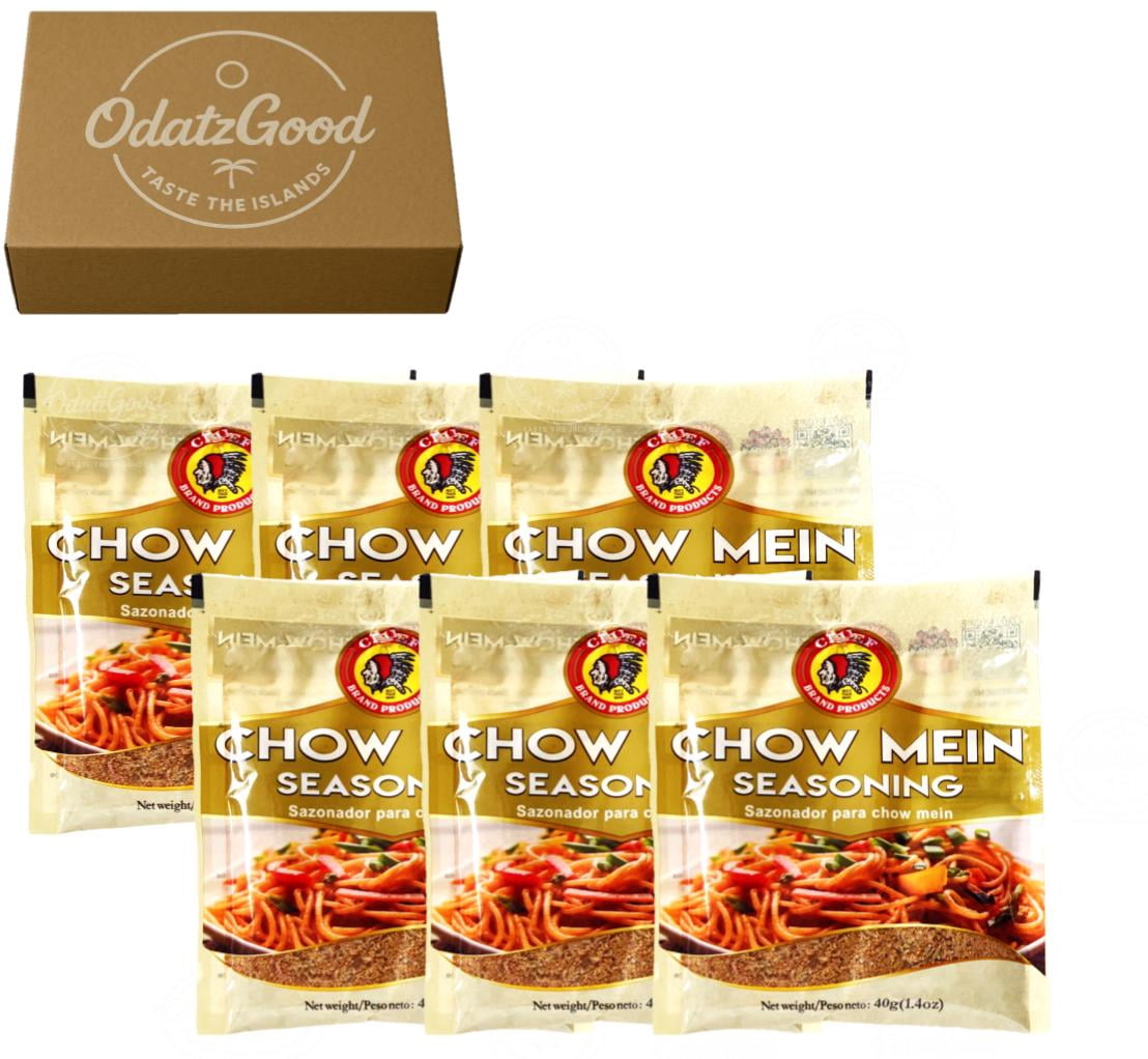 Chief Chow Mein Seasoning 1.4oz (40g) 6-Pack – Product of Trinidad ...
