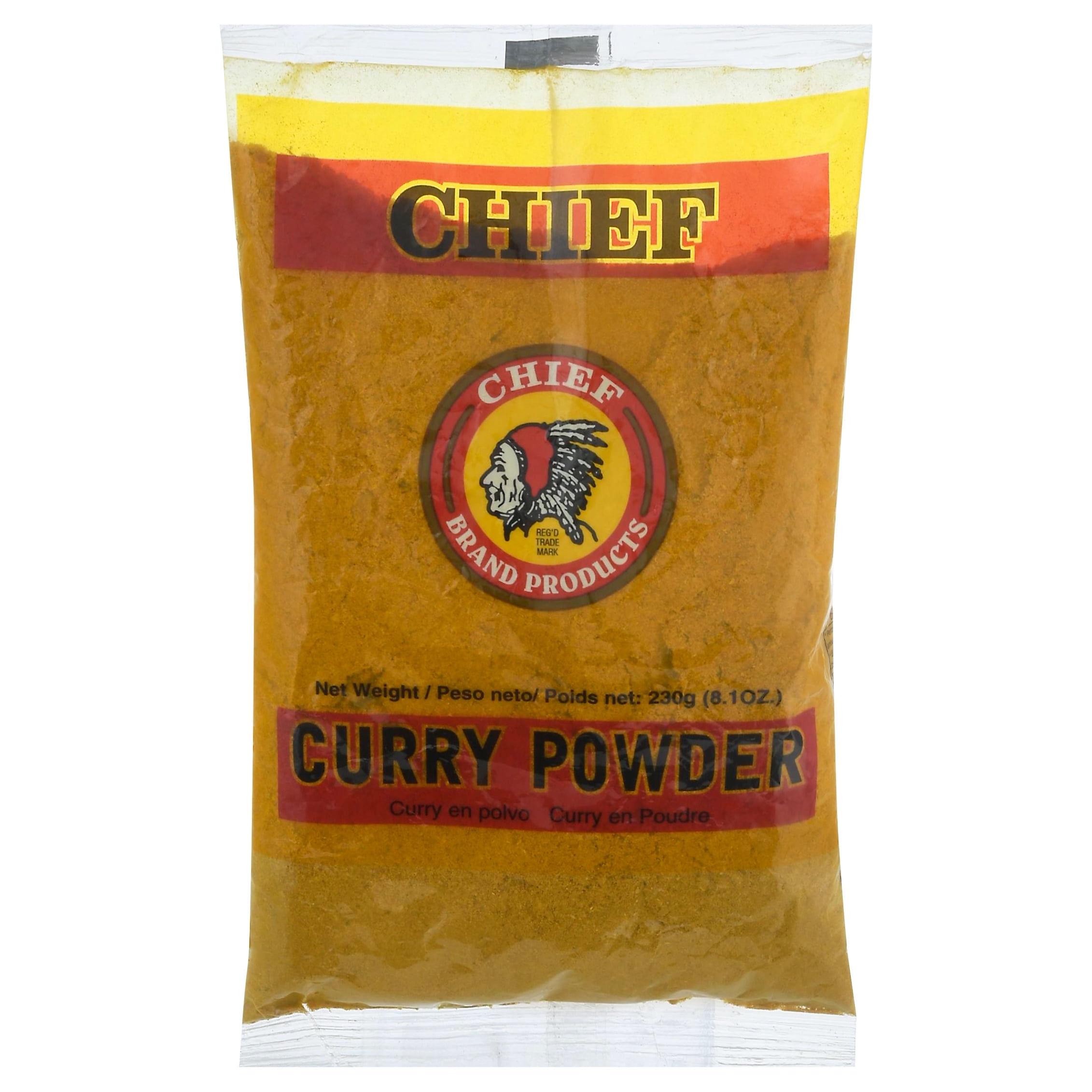Chief Brand Curry Powder, 8.1 oz, Masala Spice Mix, Product of Trinidad ...