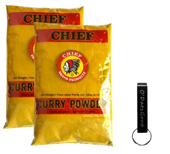 Chief Curry Powder 8 oz (230g) Pack of 2 Packaged w/ ODatzGood ...