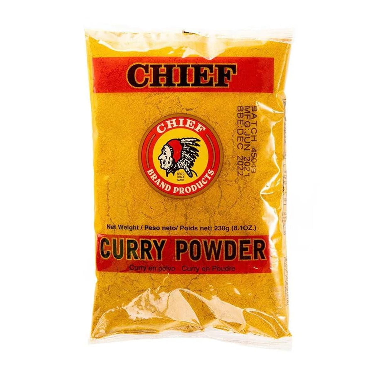 Chief Curry Powder AJH3 230g, 8oz Made in Trinidad & Tobago, 8.11 Ounce (Pack of 1) - Walmart.com