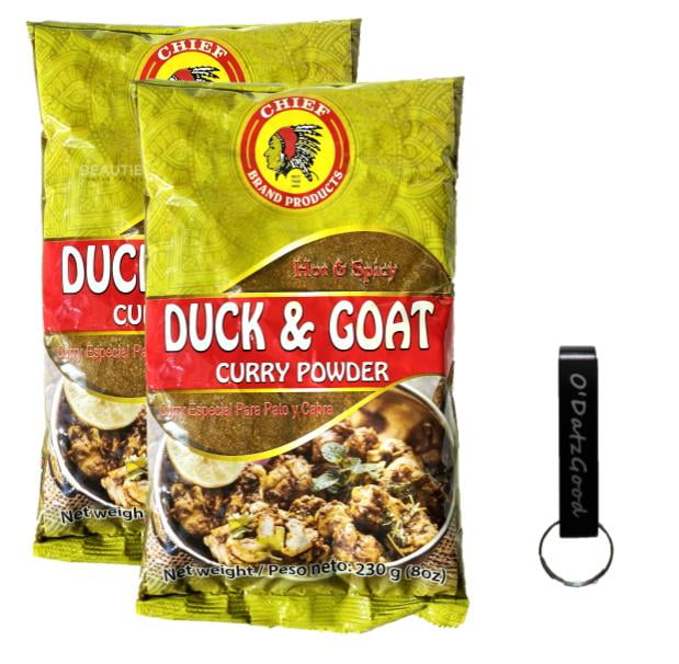 Chief Duck & Goat Curry 8 oz (230g) Pack of 2 Packaged w/ ODatzGood ...