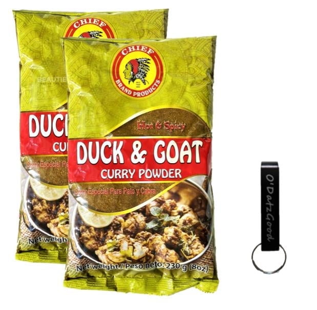Chief Duck & Goat Curry 8 oz (230g) Pack of 2 Packaged w/ ODatzGood ...