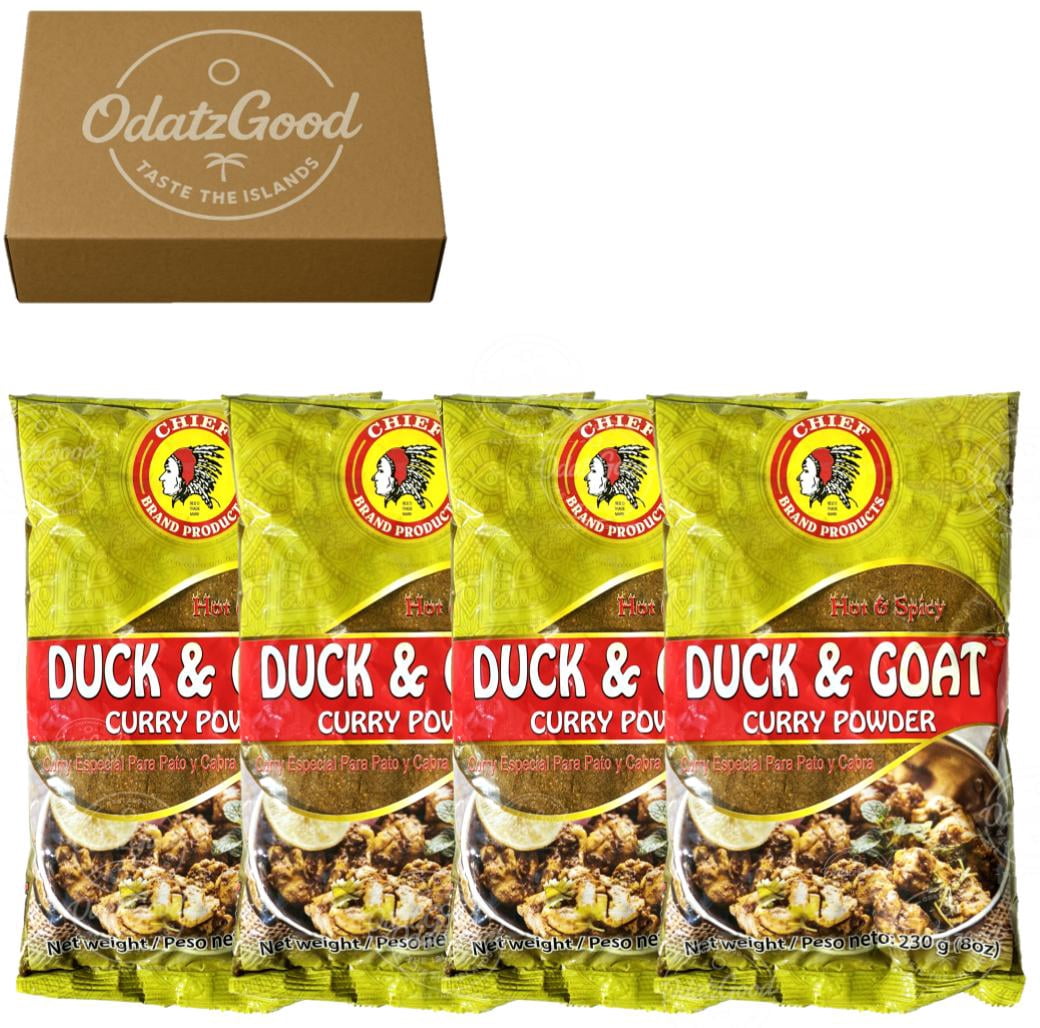 Chief Duck & Goat Curry 8oz (230g) 4-Pack – Product of Trinidad ...
