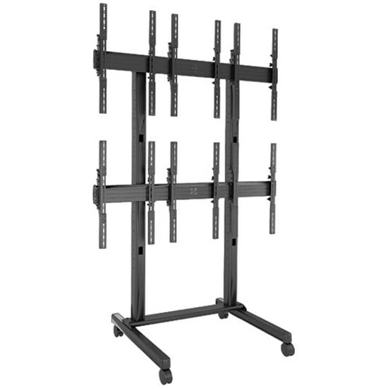 FUSION 3 x 2 Portrait Micro-Adjustable Large Freestanding Video Wall ...