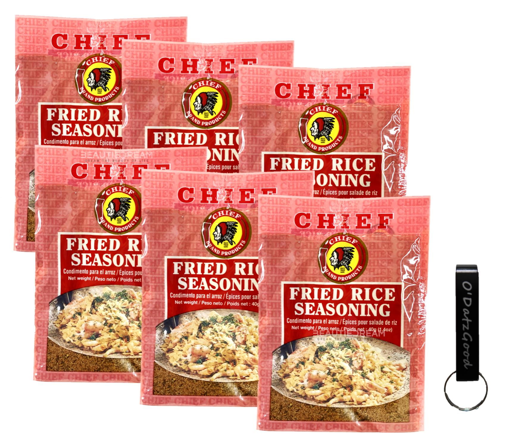 Chief Fried Rice Seasoning 1.4 oz (40g) Pack of 6 Packaged w/ ODatzGood ...
