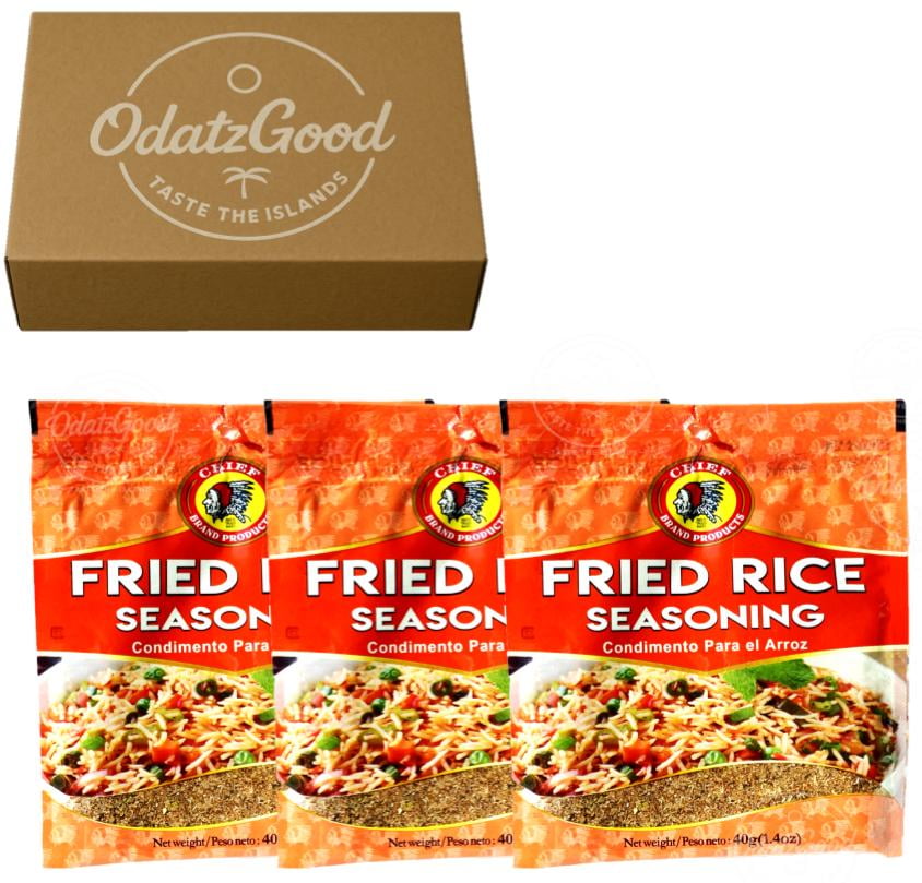 Chief Fried Rice Seasoning 1.4oz (40g) 3-Pack – Product of Trinidad ...