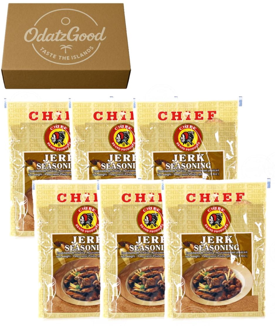 Chief Jerk Seasoning 1.4oz (40g) 6-Pack – Product of Trinidad & Tobago ...