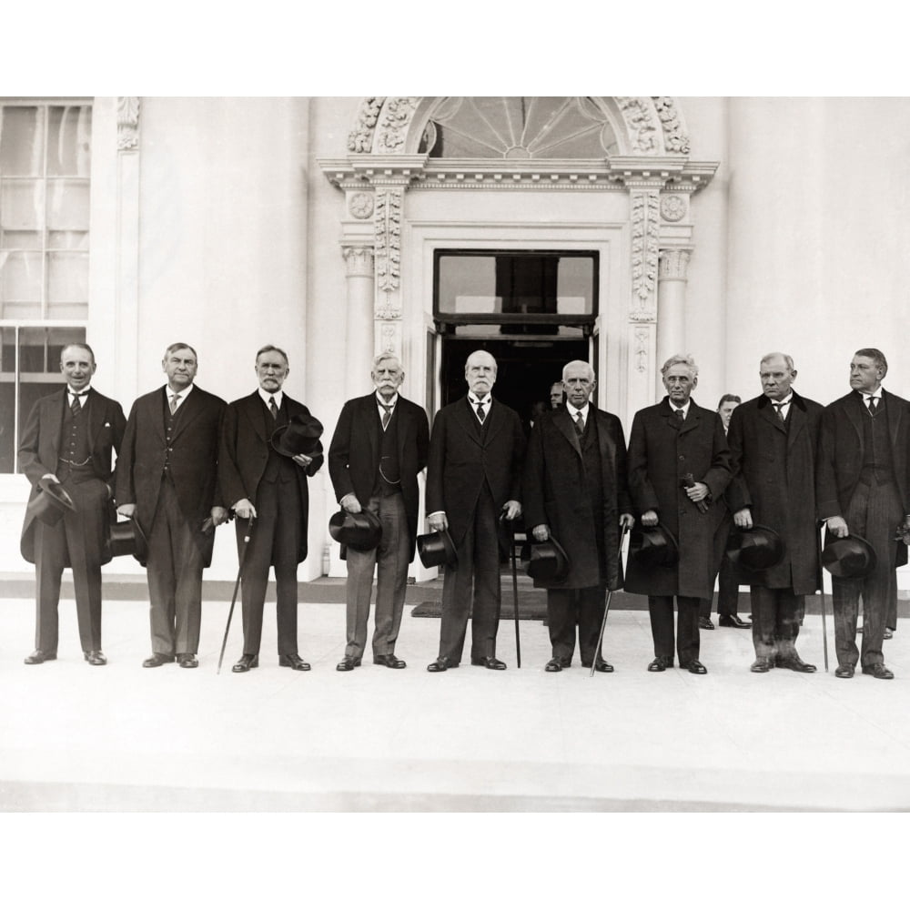 Chief Justice Charles Evans Hughes With Supreme Court Justices At The ...