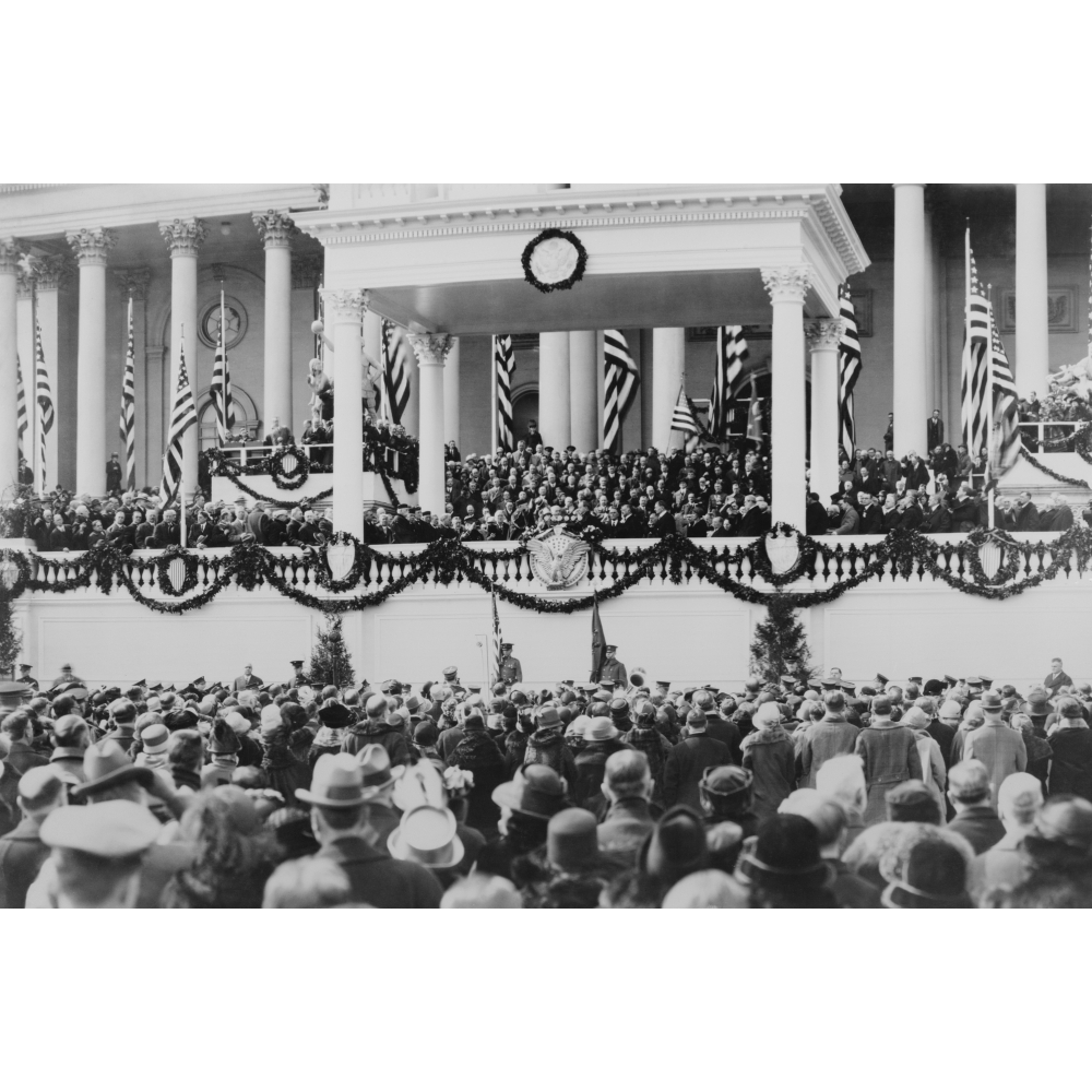Chief Justice William Taft Administering The Oath Of Office To Calvin ...