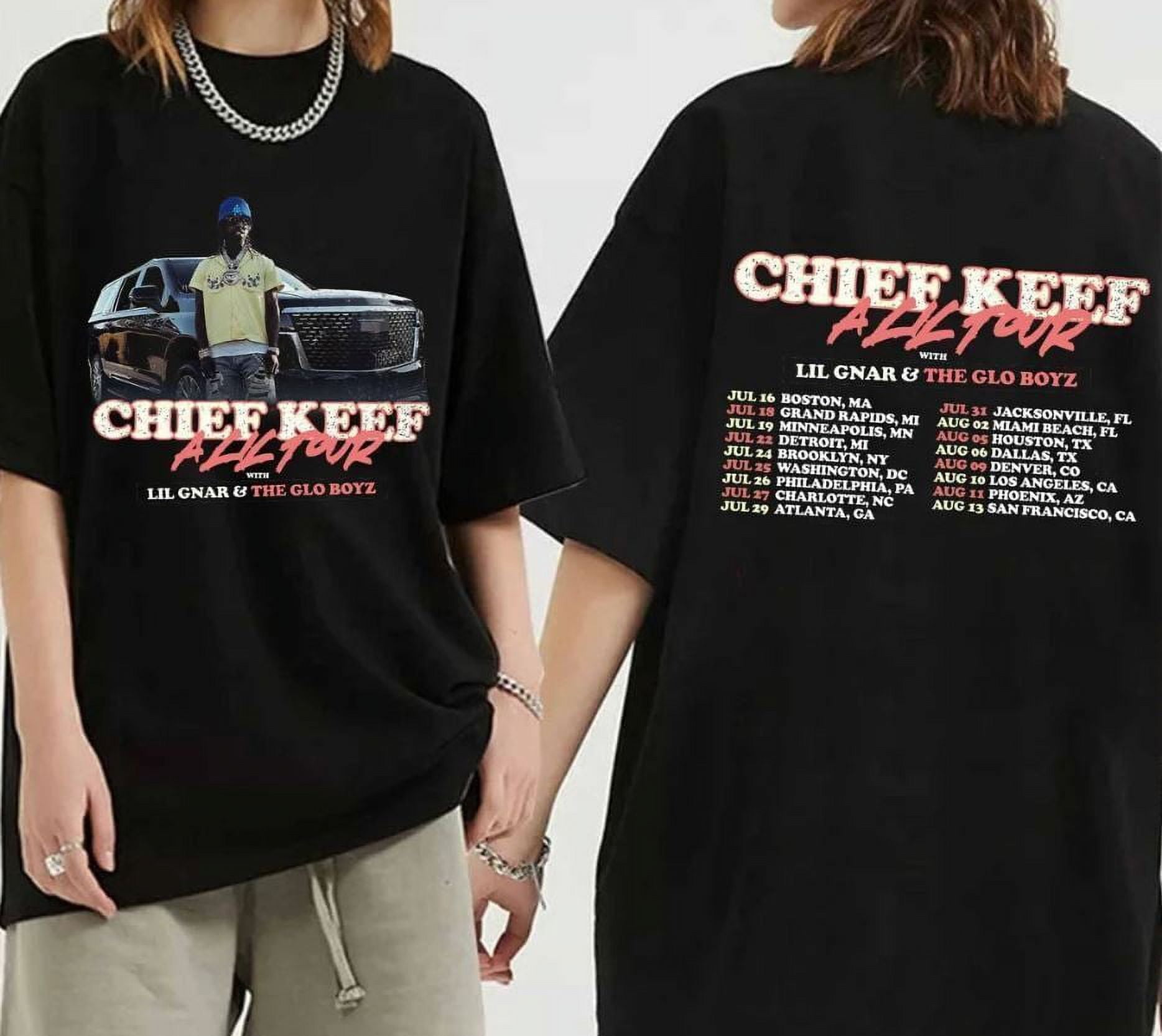 Chief Keef A Lil Tour 2024 Shirt, Chief Keef Fan ShirtChristmas Gift ...