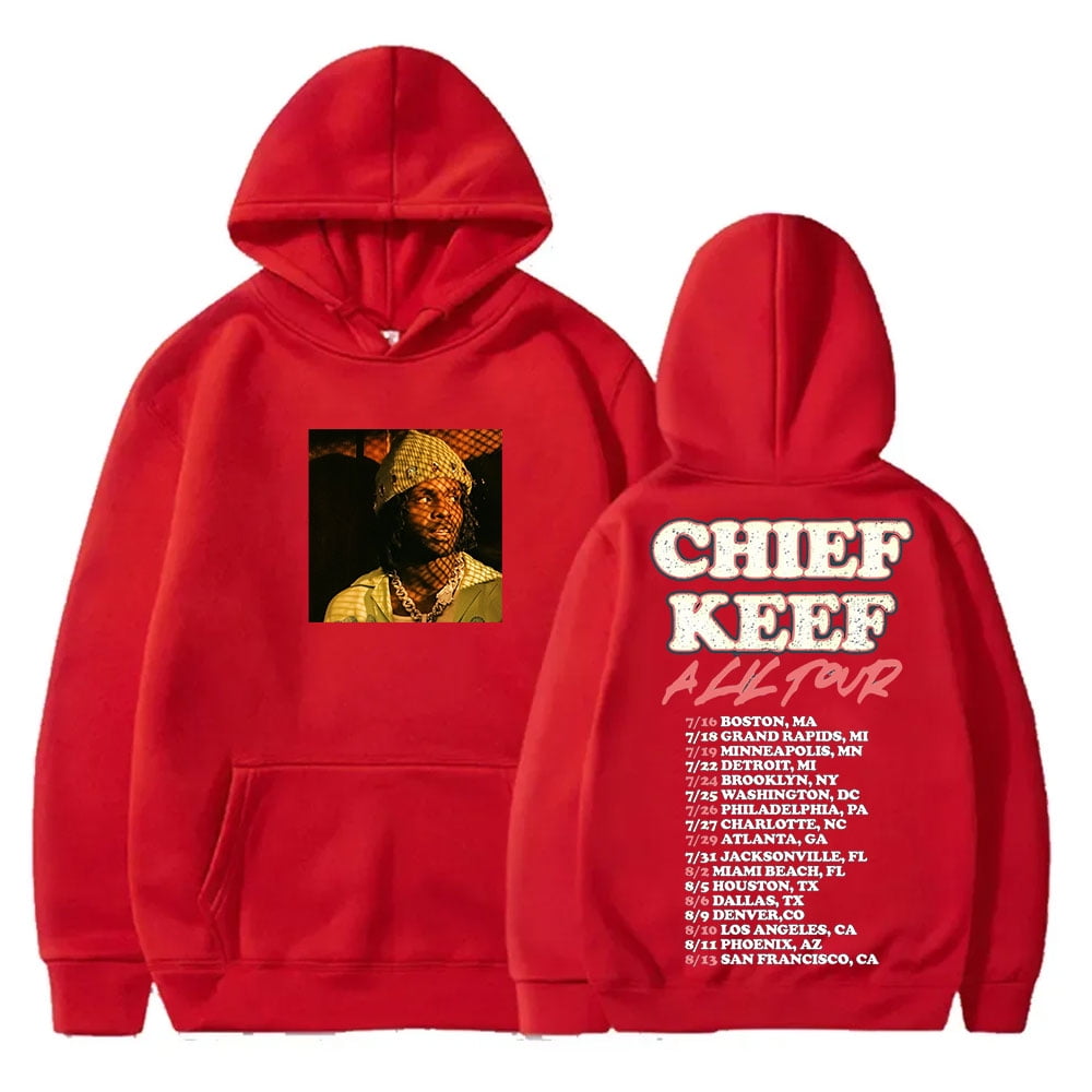 Chief Keef A Lil Tour Merch Hoodies Rapper New Logo Hooded Women Men ...