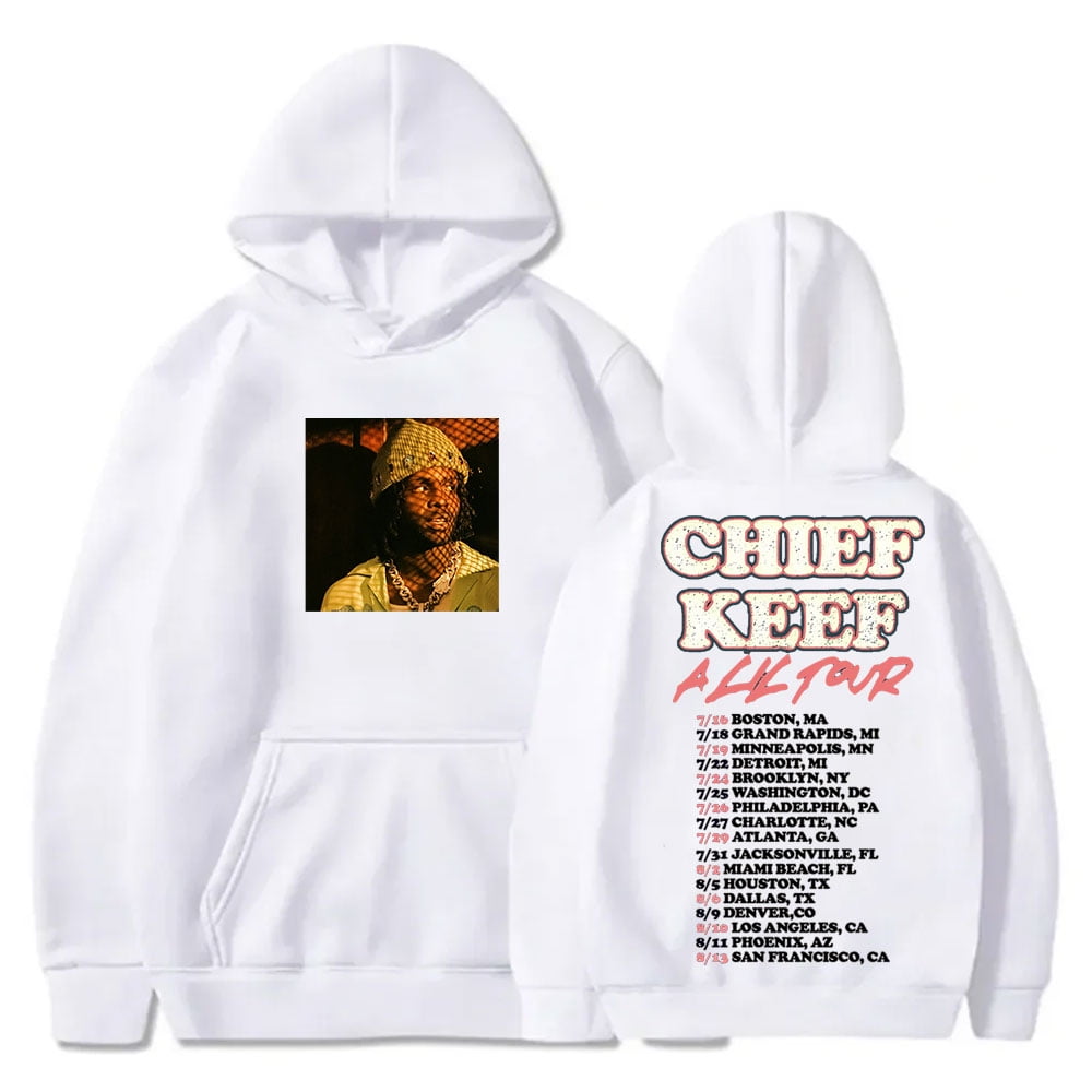Chief Keef A Lil Tour Merch Hoodies Rapper New Logo Hooded Women Men ...
