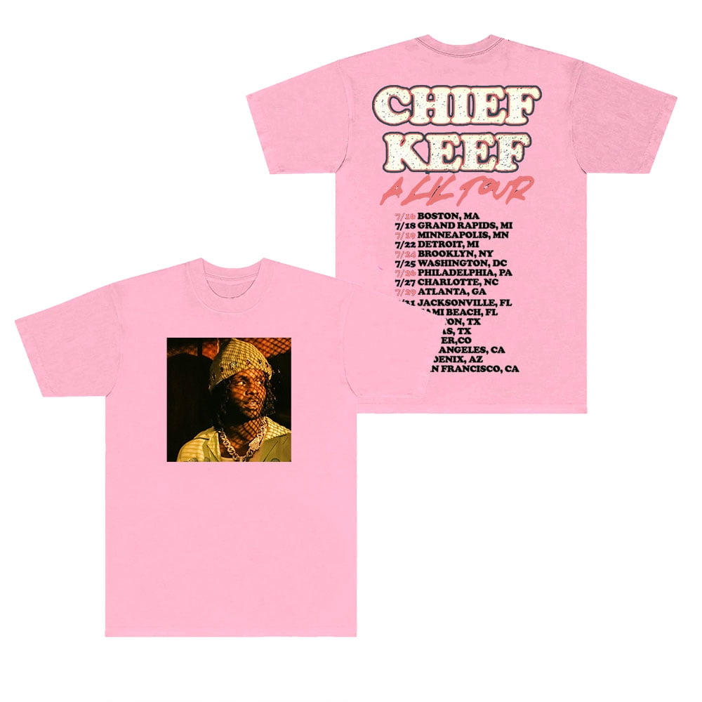 Chief Keef A Lil Tour Merch Tee Rapper New Logo T-shirts Women Men ...