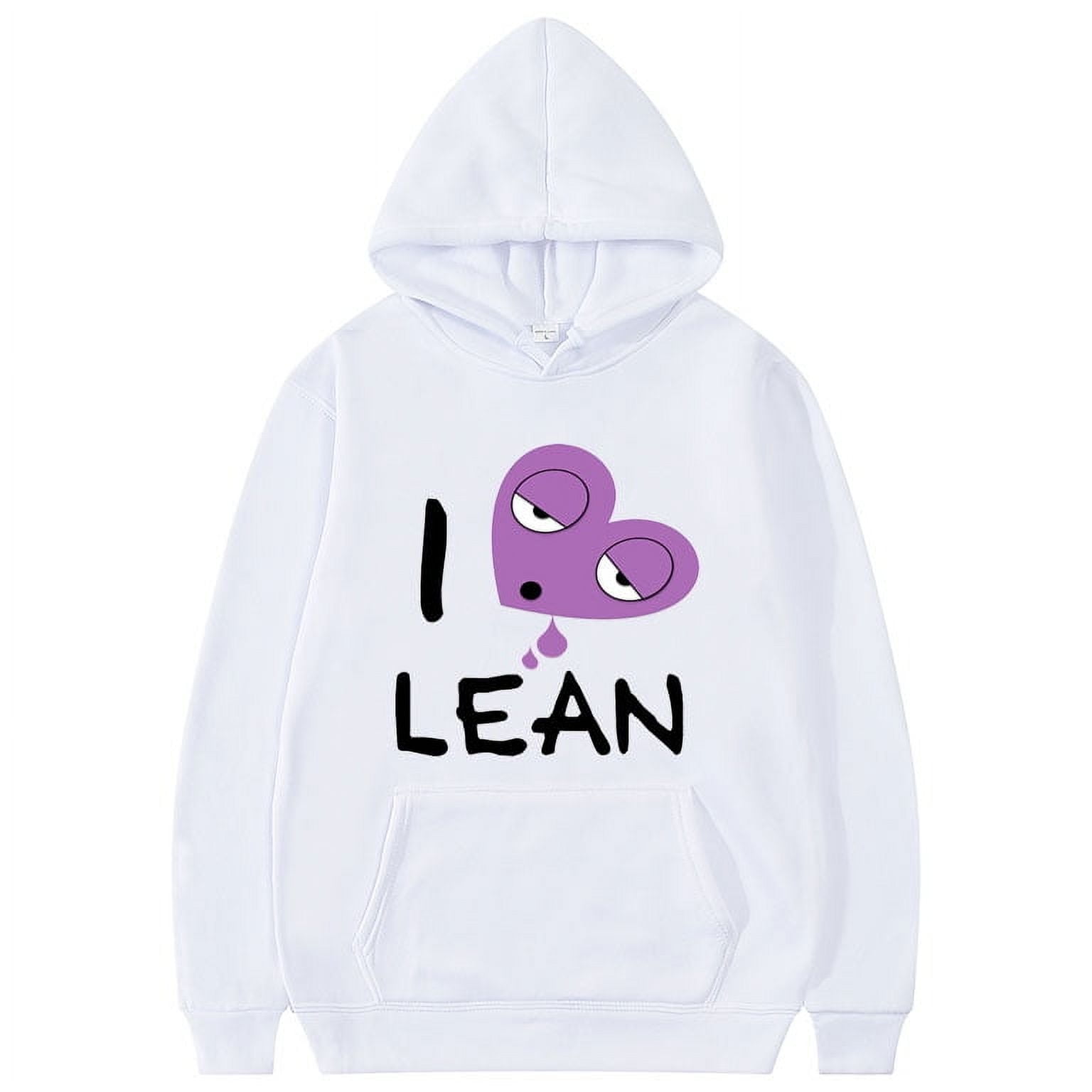 Chief Keef Pattern Print Hoodie I Love Lean Hoodies Hip Hop Music ...