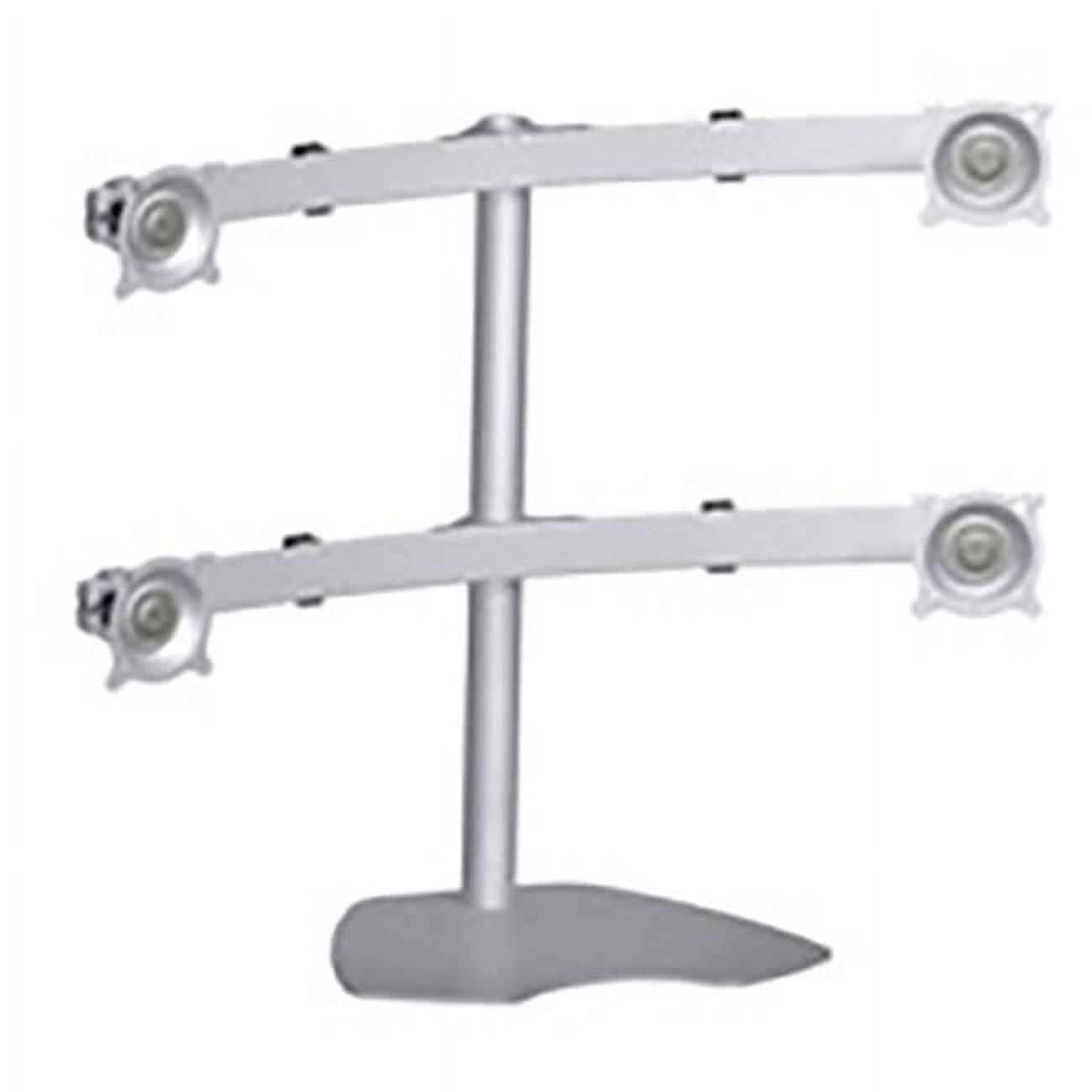 Chief Mounts CHF-KTP445S Widescreen Quad Monitor Table Stand, Silver ...