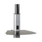 Height-Adjustable Accessory Shelf for Carts and Stands - Black ...