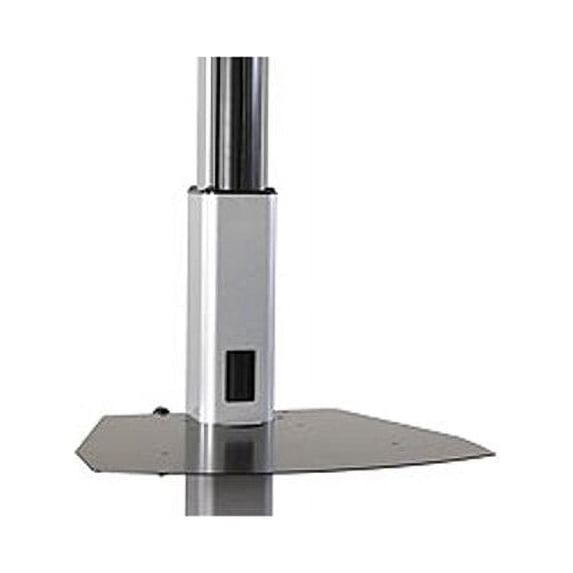 Height-Adjustable Accessory Shelf for Carts and Stands - Black ...