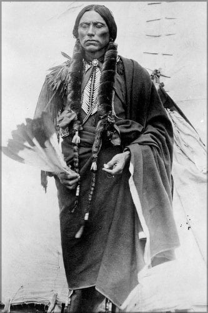 Chief Quanah Parker, Kwahadi Comanche - 24"x36" Poster - Walmart.com