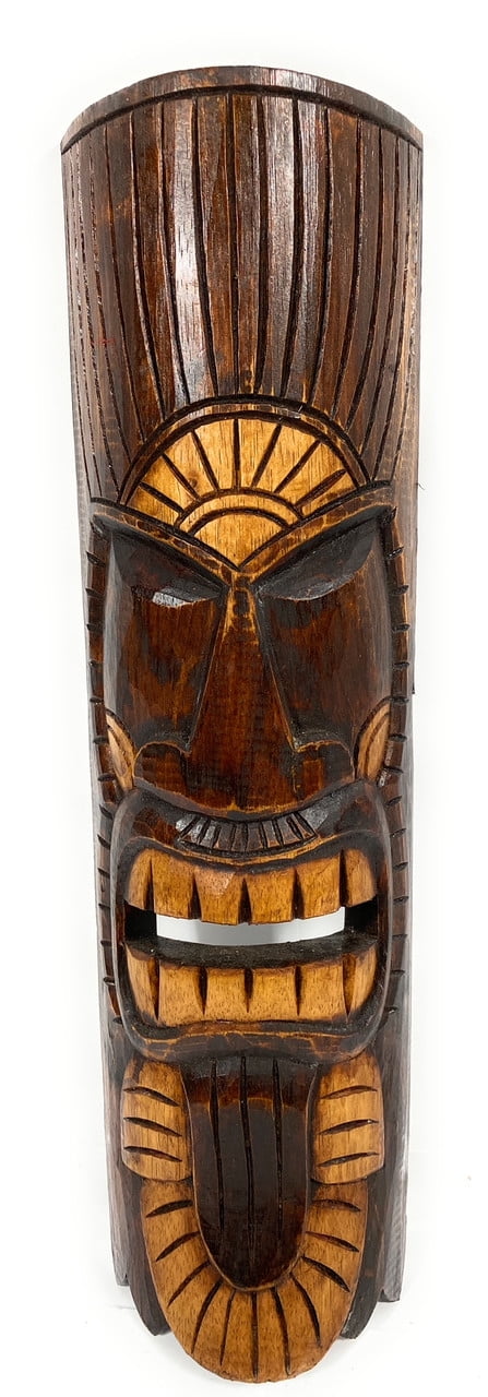 Chief Tiki Mask 20" - Kuka Tiki hand Carved | #bag1506650 - Walmart.com