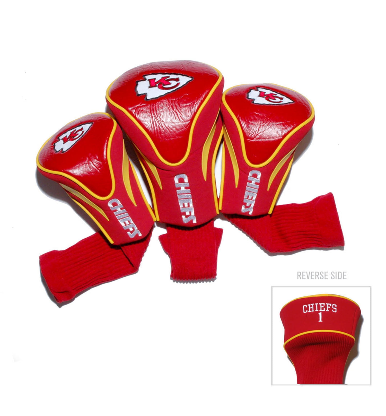 Kansas City Chiefs 3-Pack Contour Headcover Set - Walmart.com