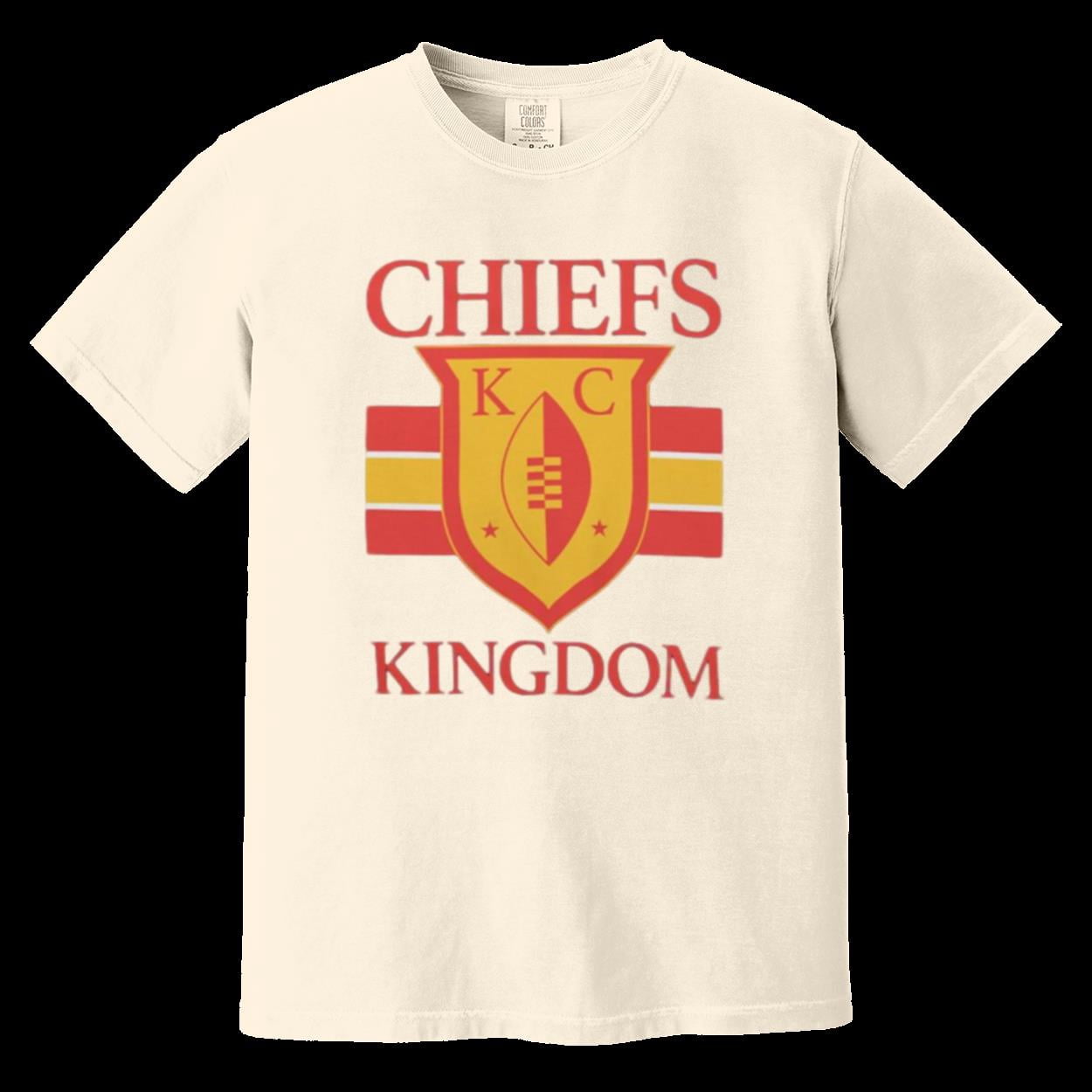 Chiefs Kingdom Football Bold Spirit Wear Comfort Color T-Shirts, for ...