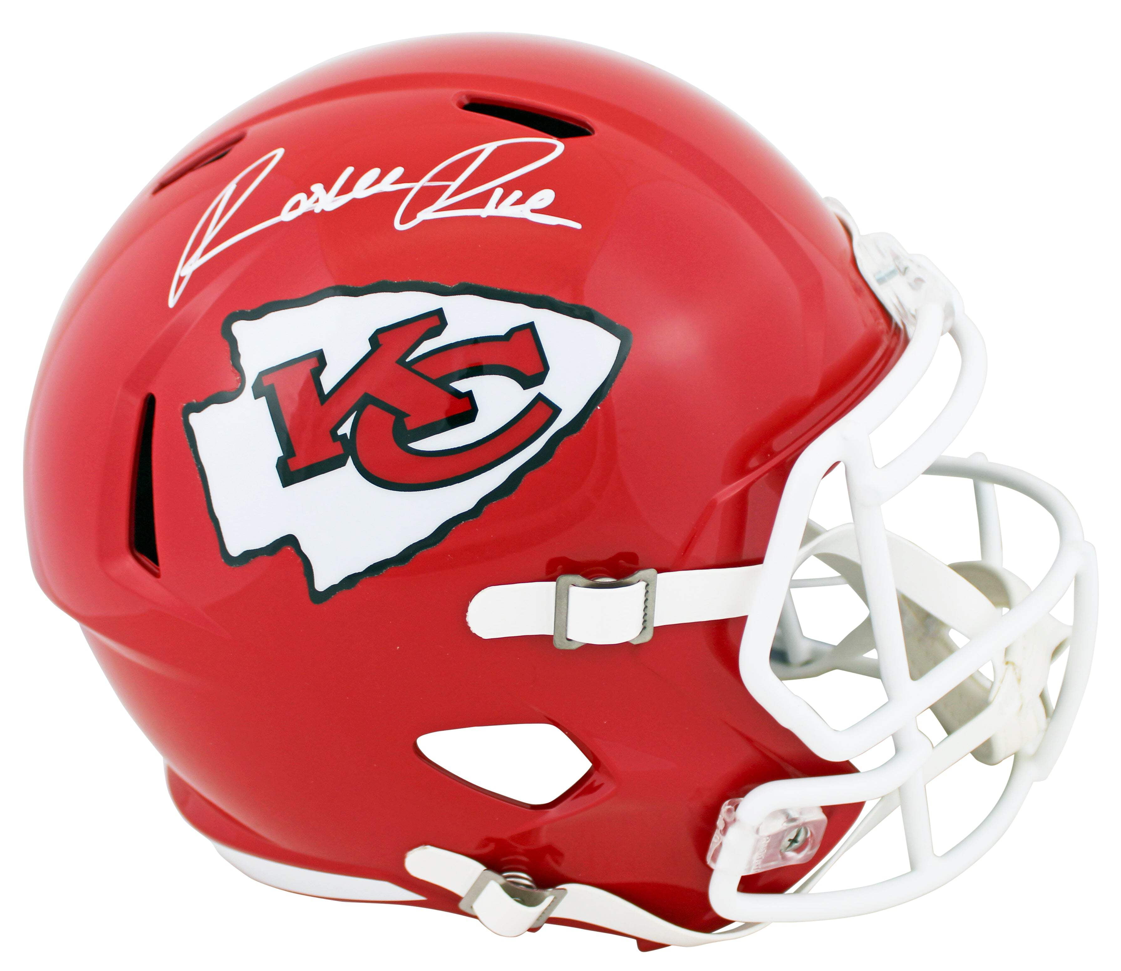 Chiefs Rashee Rice Authentic Signed Riddell Full Size Speed Rep Helmet ...