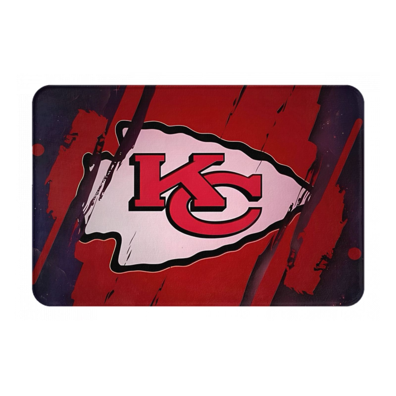 Chiefss Flannel Shower Room Mat Super Absorbent and Soft Plush Anti ...
