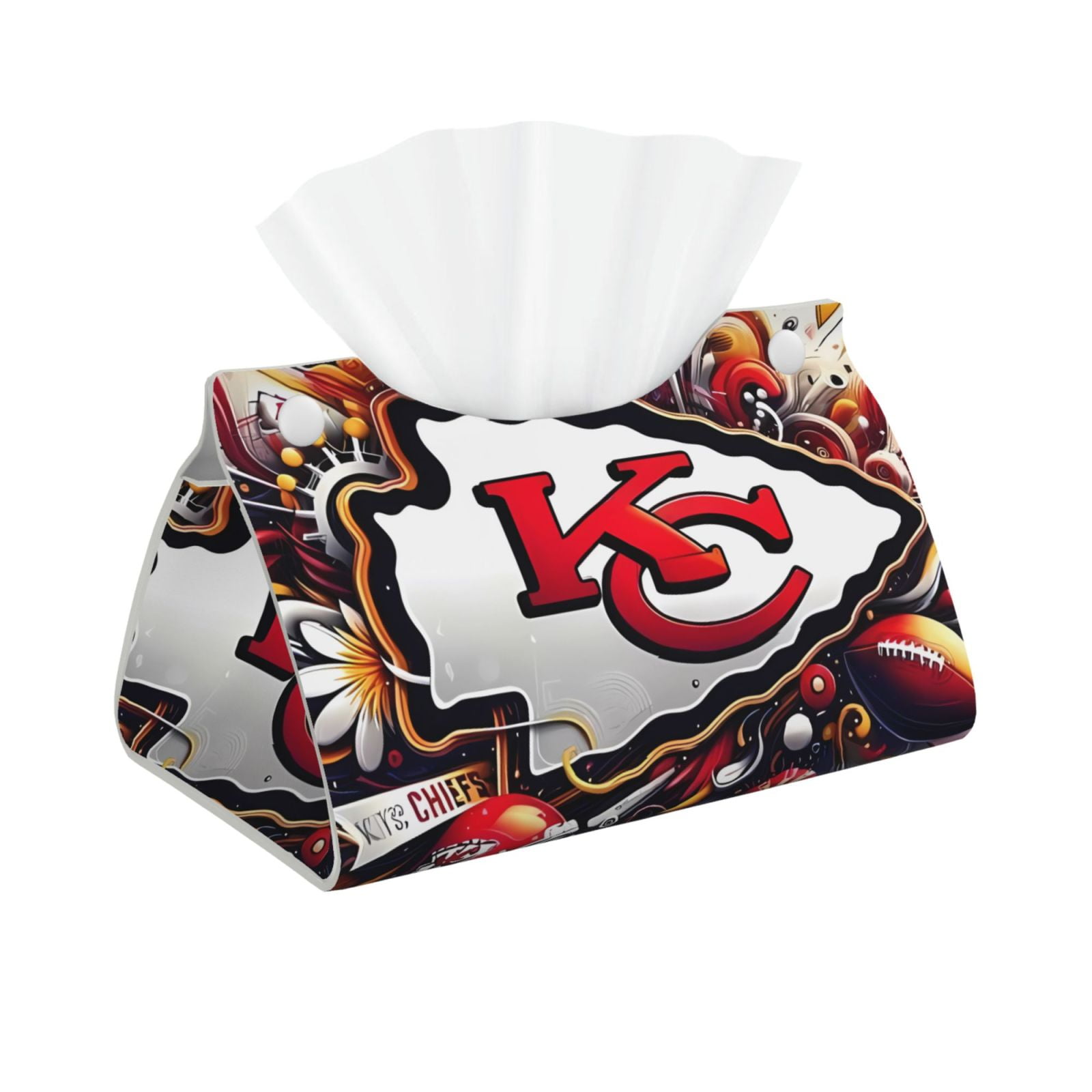 Chiefss Large Tissue Box Cover Rectangular Plus Size Tissue Box Holder ...