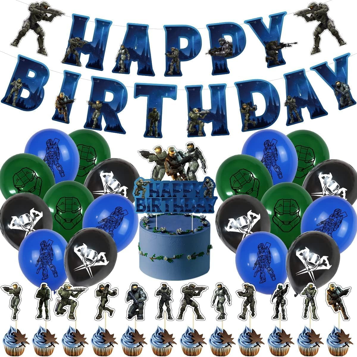 Chieftain Game Birthday Party Supplies, Chieftain Game Party Including ...