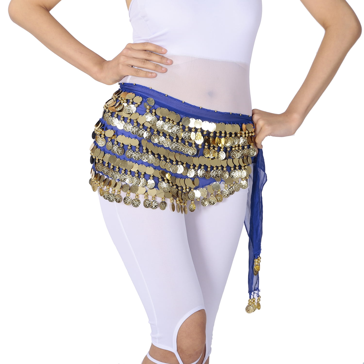 Chiffon Belly Dance Hip Scarf Scarves Sash Egyptian Cabaret Tribal ...