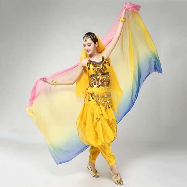 Chiffon Belly Dance Shawl Veil Scarf Lightweight Scarf Perfect for ...