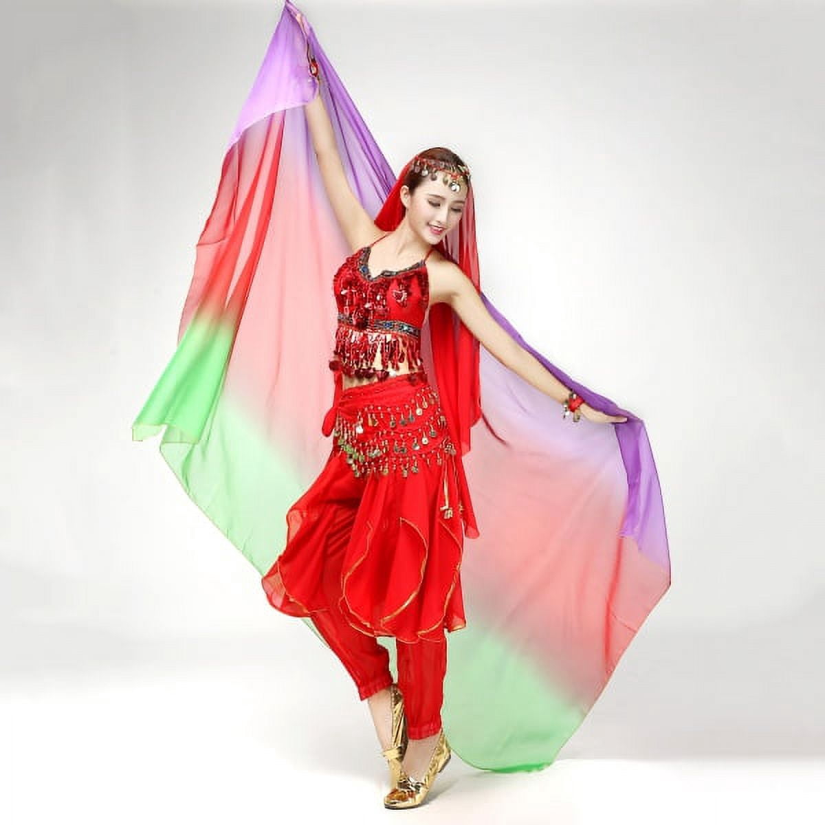 Chiffon Belly Dance Shawl Veil Scarf Lightweight Scarf Perfect for ...