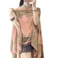 Chiffon Cardigan for Beach Lightweight Wrap Soft Scarves Cute Flower ...