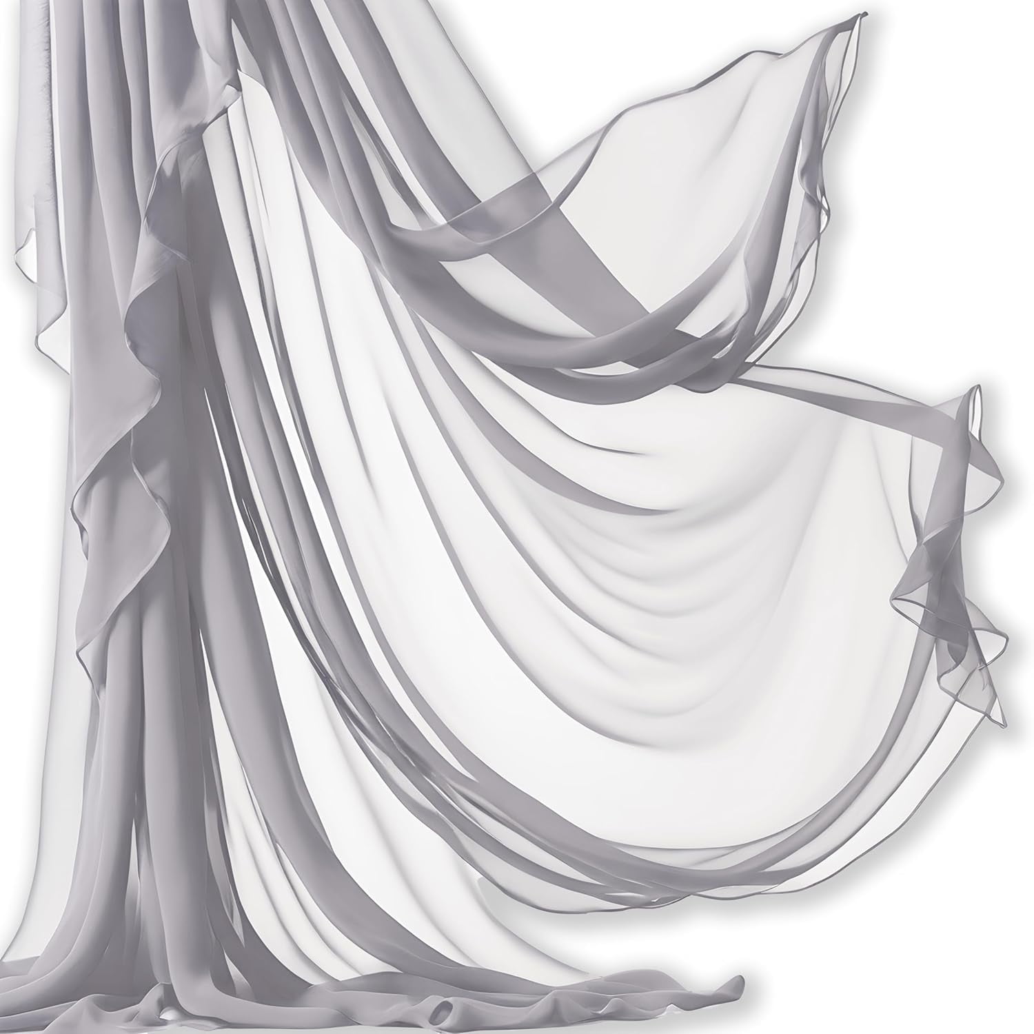 | Chiffon Fabric | Decoration, Drapery Fabric | Wedding, Gender Reveal ...