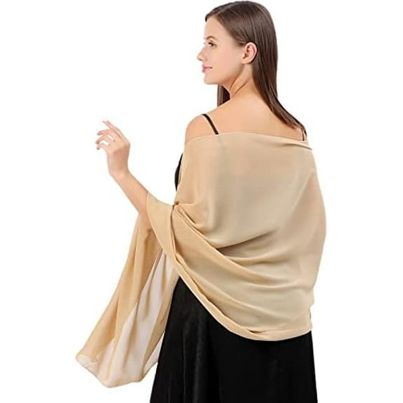 Chiffon Shawl Wraps for Women Evening Dresses, Elegant Soft Sheer ...