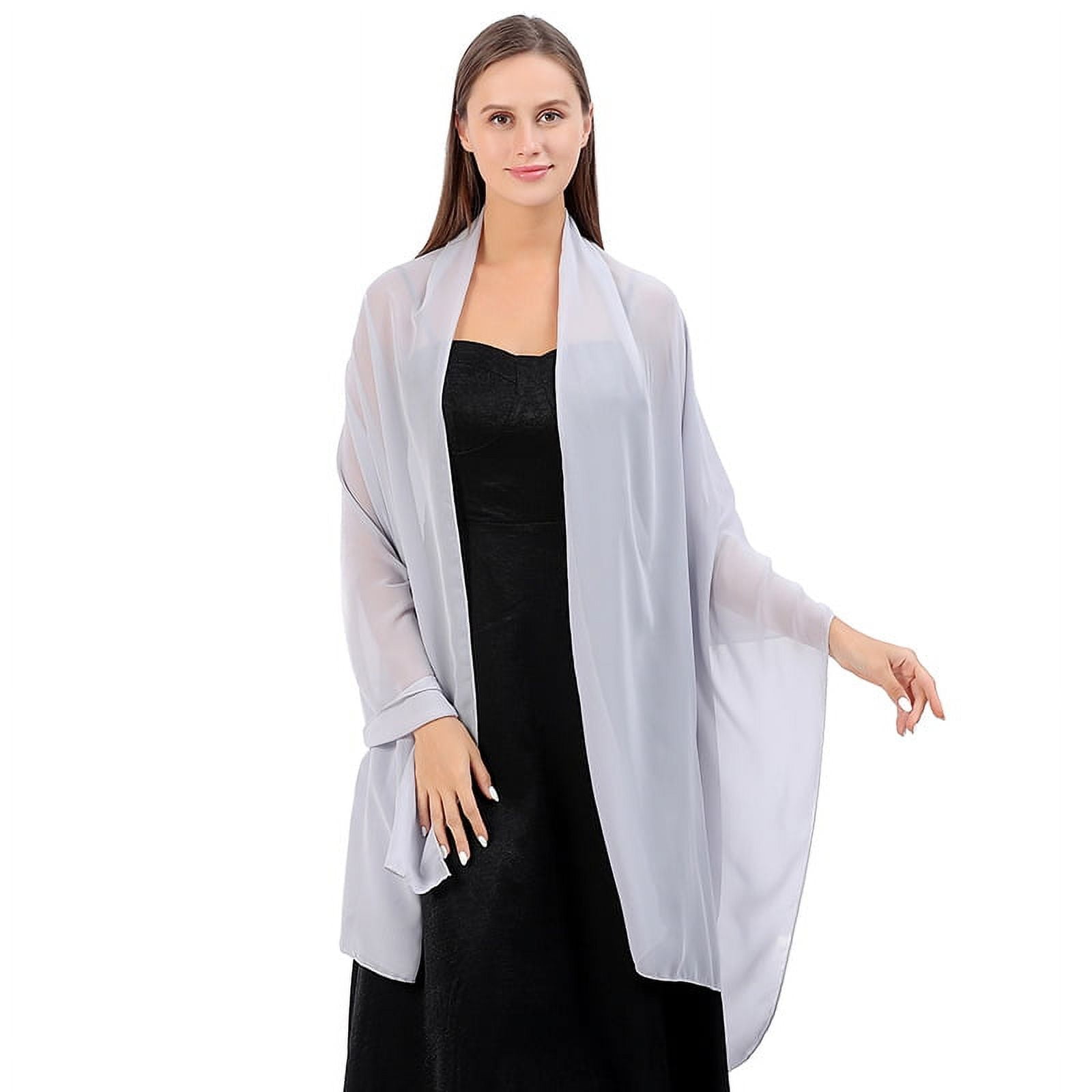 Chiffon Shawls Scarves Wraps for Bridal Wedding Party Evening Dress and ...