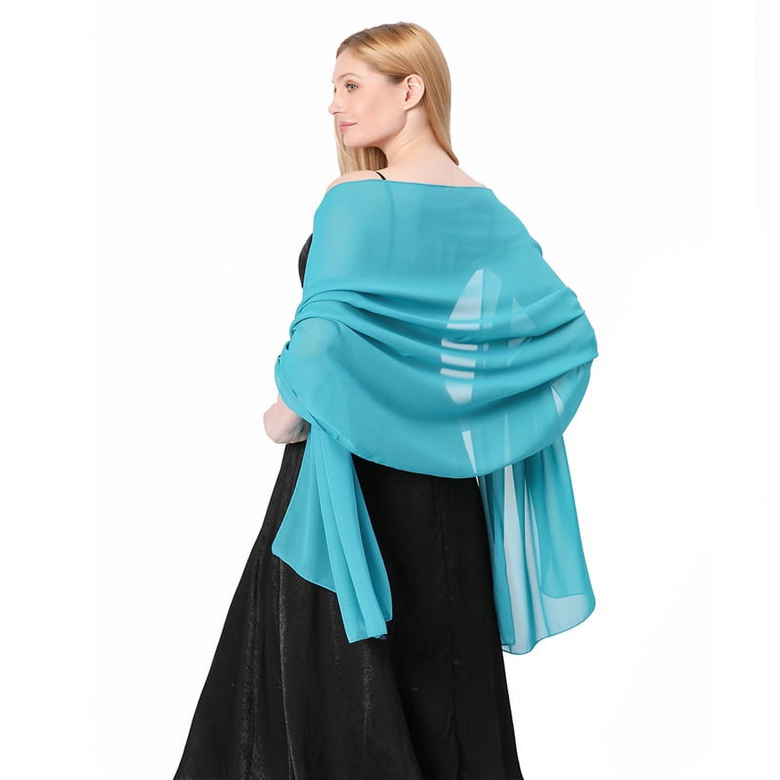 Chiffon Shawls Scarves Wraps for Bridal Wedding Party Evening Dress and ...
