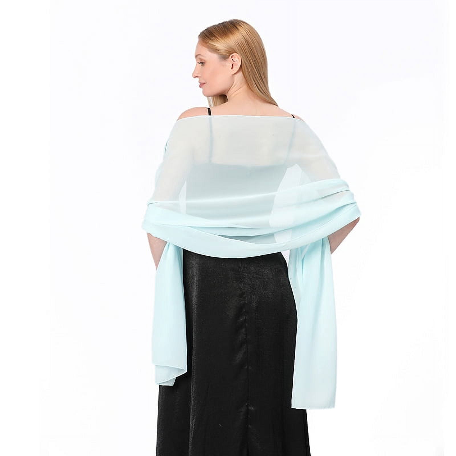 Chiffon Shawls Scarves Wraps for Bridal Wedding Party Evening Dress and ...