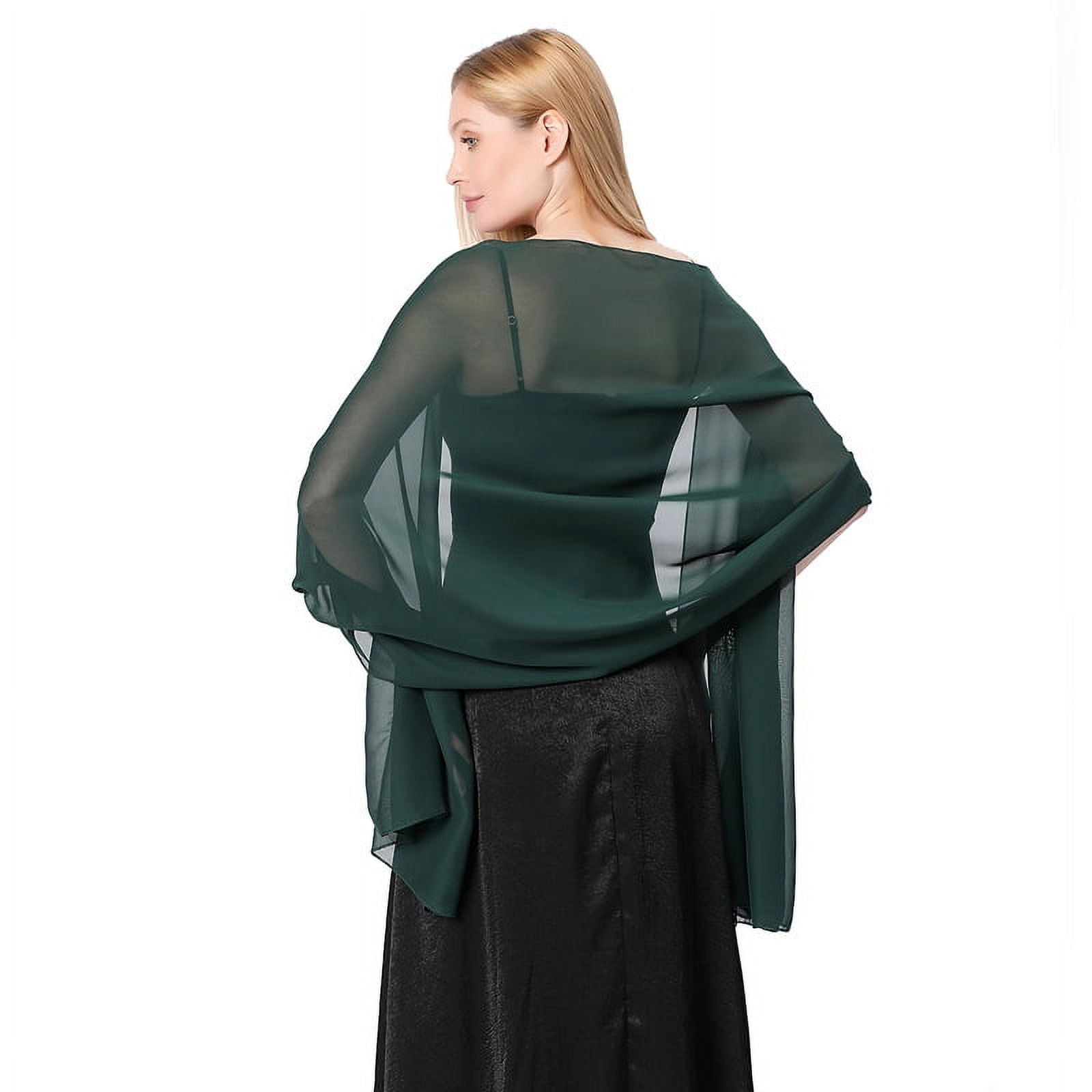 Chiffon Shawls Scarves Wraps for Bridal Wedding Party Evening Dress and ...