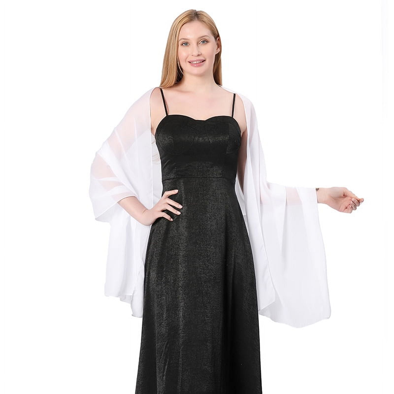 Chiffon Shawls Scarves Wraps for Bridal Wedding Party Evening Dress and ...