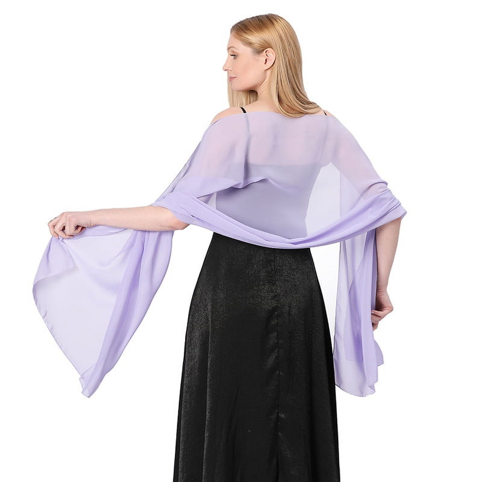 Chiffon Shawls Scarves Wraps for Bridal Wedding Party Evening Dress and ...