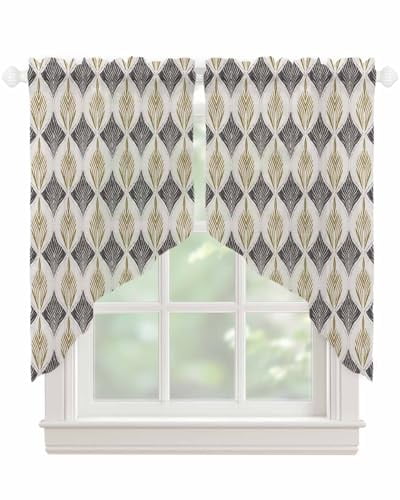 Chiffon Swag Curtain Valances Summer Rod Pocket Kitchen Curtain Voile ...