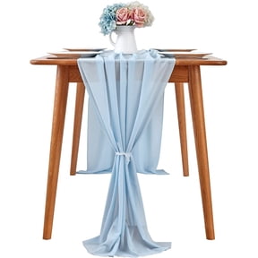 Chiffon Table Runner 29x120 Inch Sheer Romantic Table Runner for ...