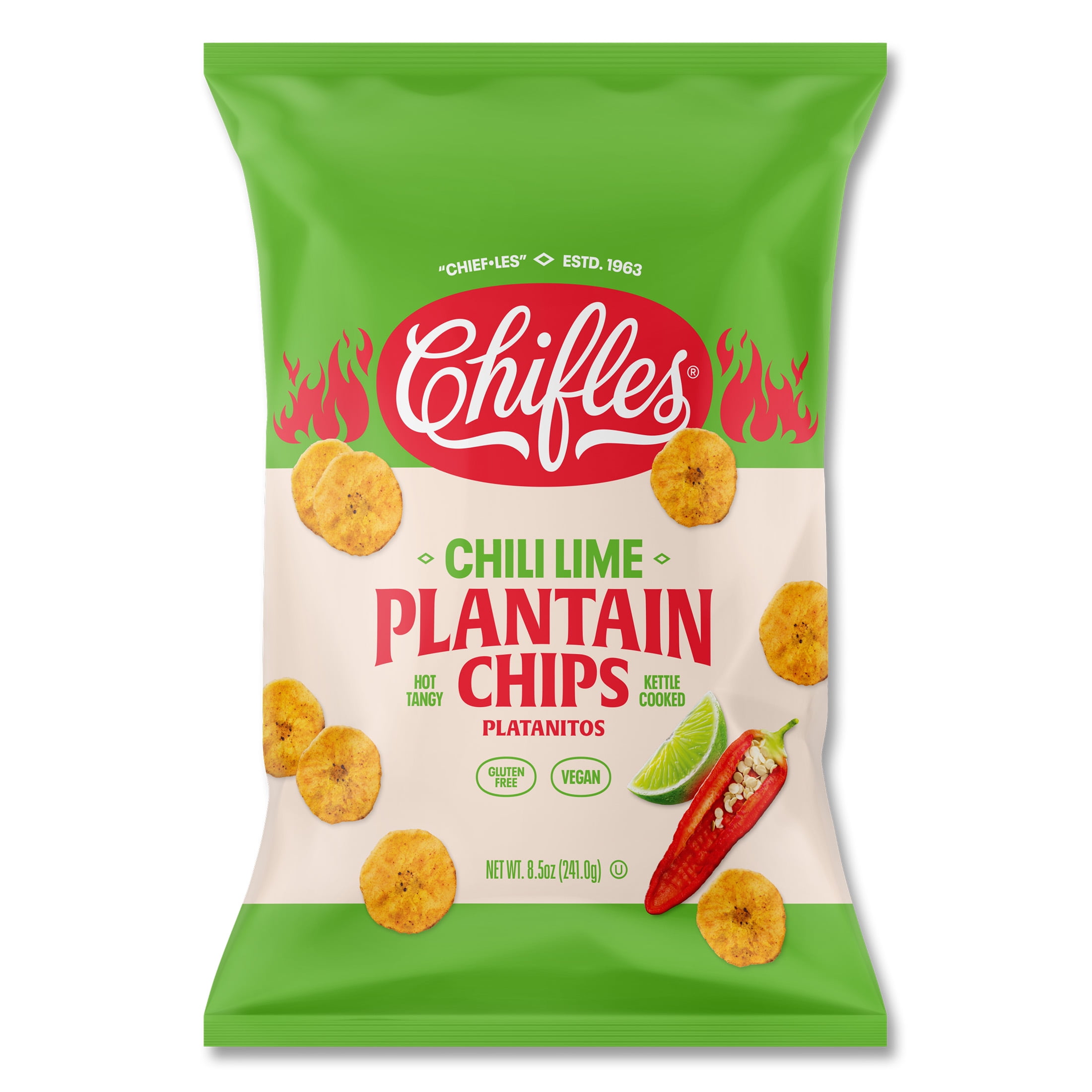 Chifles Chili Lime Pantain Chips, Everyday Healthy Snack, Natural ...
