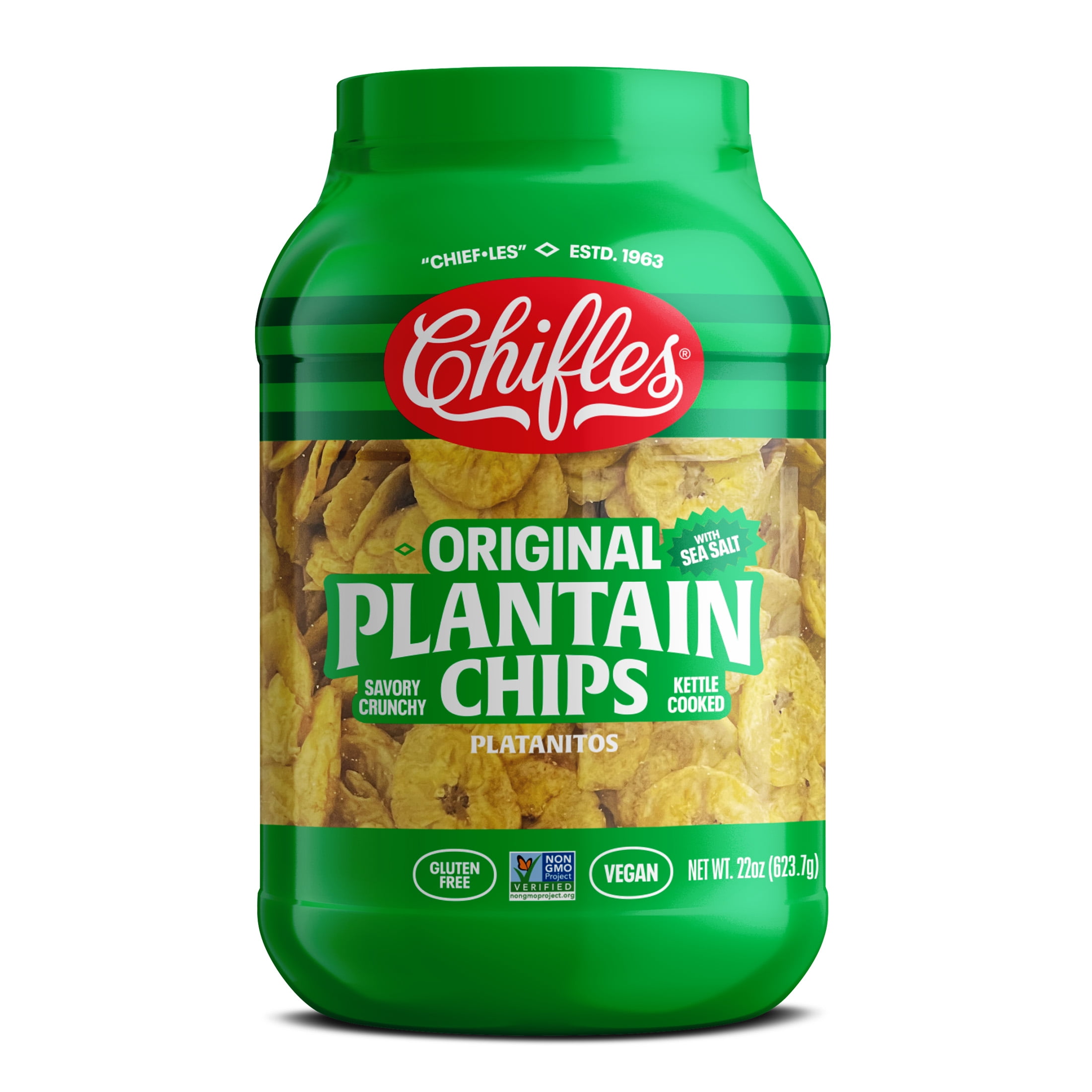 Chifles Original Plantain Chips, Gluten-Free, Nut-Free, Vegan-Friendly ...