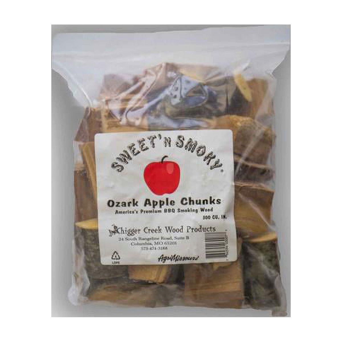 1 PC Chigger Creek Sweet 'N Smoky All Natural Ozark Apple Wood Smoking ...