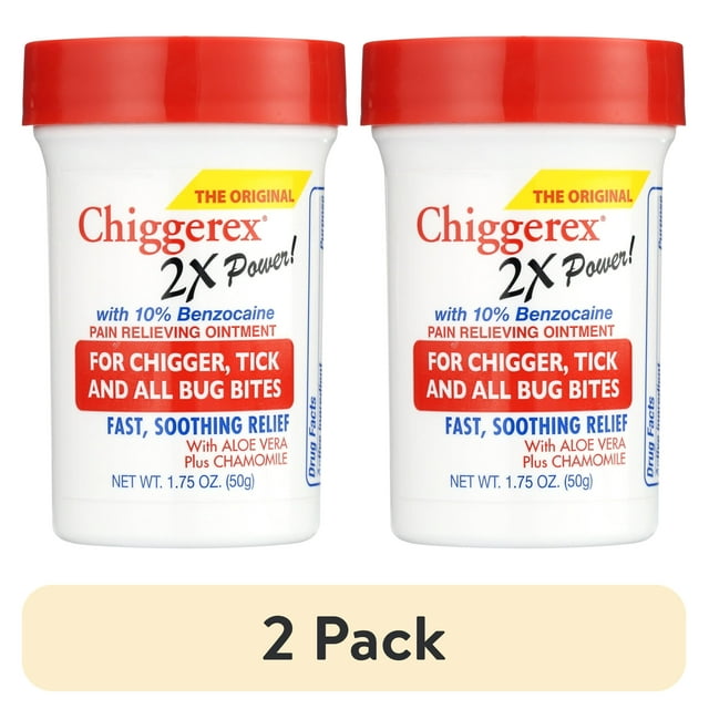 (2 pack) Chiggerex First Aid Medicated Ointment for Chiggers and Bug ...