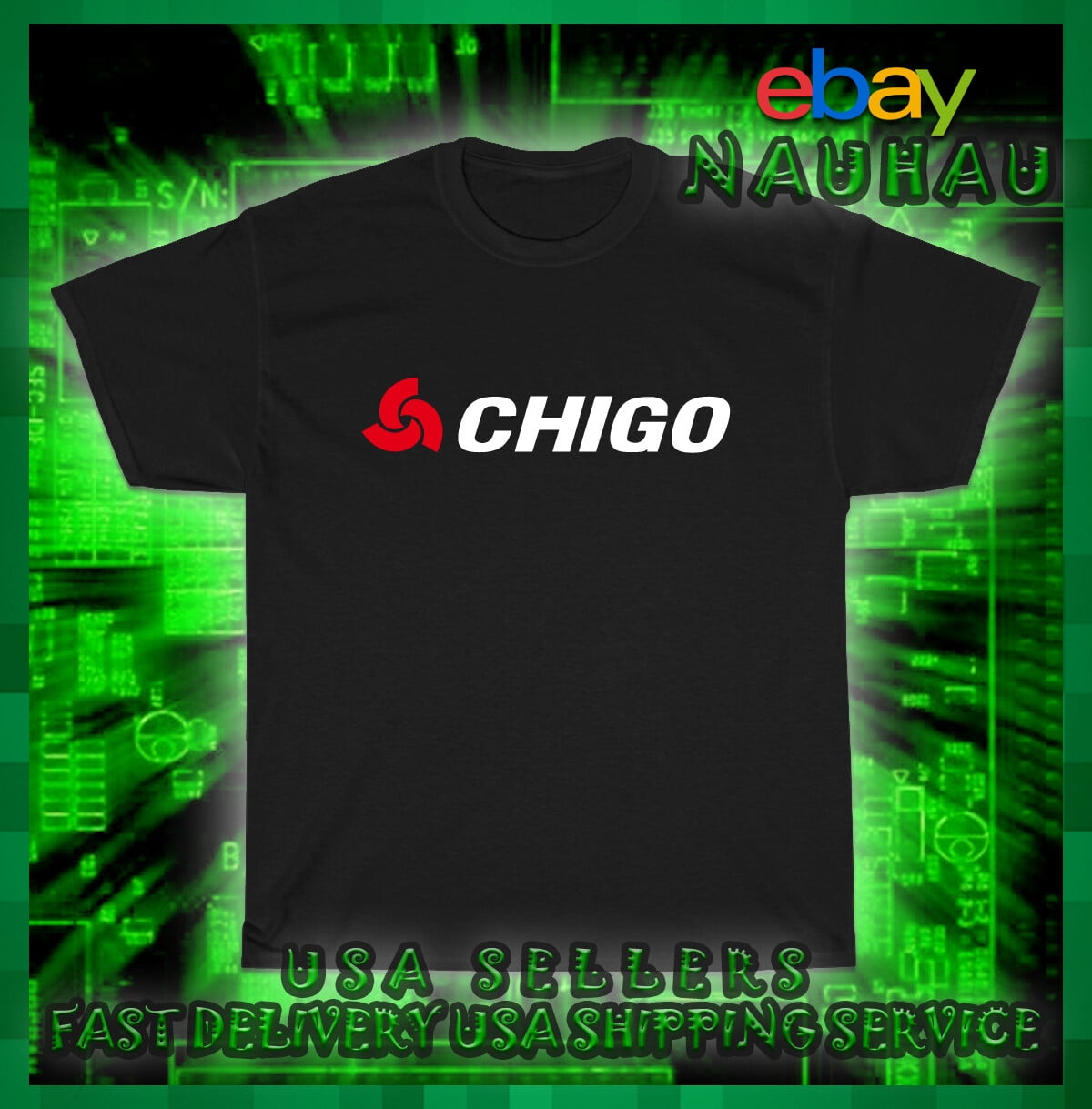 Chigo Home Appliances Logo Men's T-Shirt American Size Men's T-Shirt - Walmart.com