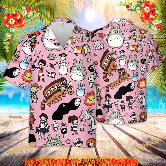 Chihiro Anime Hawaii Shirt, Beach Shirt, Chihiro Anime Hawaiian Shirt ...