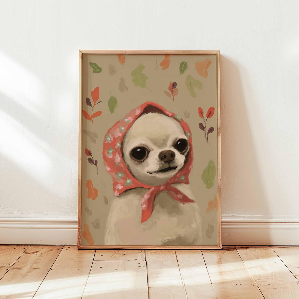 Chihuahua Cute Dog Pet Portrait Poster Unframed Paper Print - Walmart.com